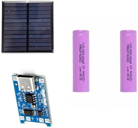 Luvik Combo of 5v 100ma 0.5w 70 x 70mm Mini epoxy Solar Panel ...