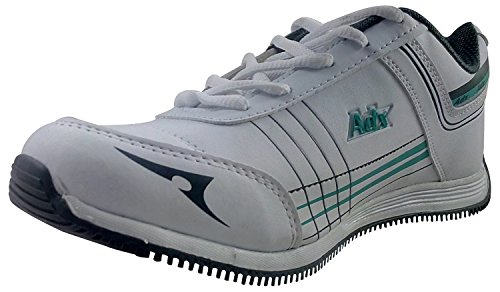 Buy AONE SHOE Men's White PU Running Shoes (10 UK) at Amazon.in