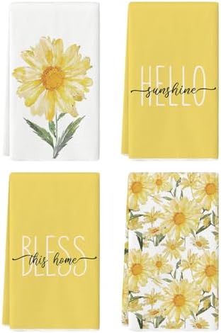 Amazon.com: Artoid Mode Yellow Hello Sunshine Daisy Bless This Home ...