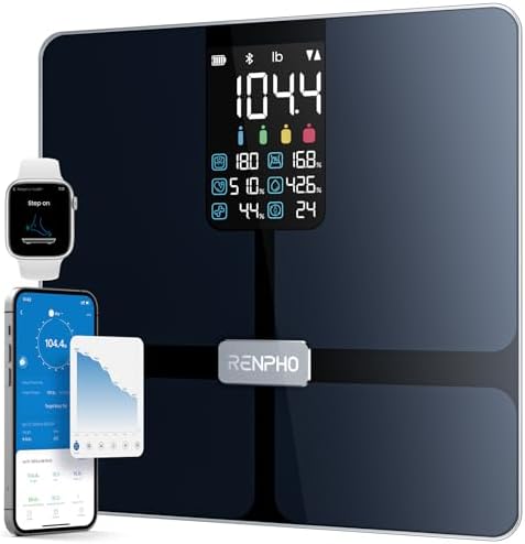 Amazon.com: RENPHO Smart Scale with Lights to Remind Weighing, FSA HSA ...