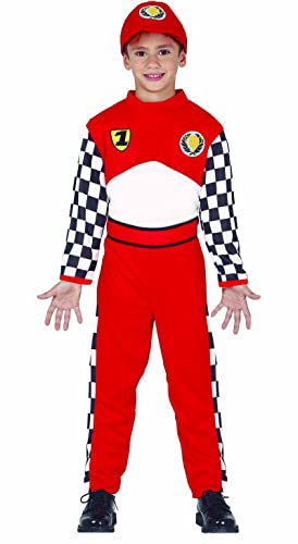 FIESTAS GUIRCA Checkered Formula 1 Pilot Costume for kids – BigaMart
