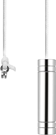 KingYH Bathroom Light Pull Cord Handle Chrome Cylindrical Pendant ...