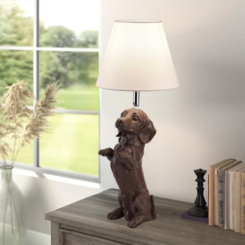 KAKINOTE Dachshund Dog Table Lamp Cute Modern Resin Desk Lamp Creative ...