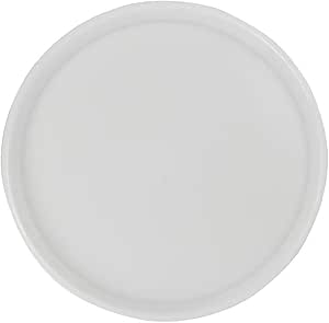 Amazon.com: Saedy White Plastic Fast Food Trays, Round Serving Trays(4 ...