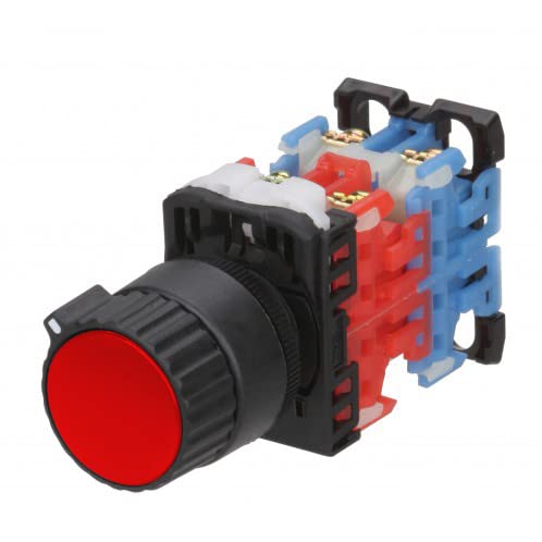 Amazon.co.jp: 富士電機 AR22S2R-22R 丸フレームリングセレクト形押しボタンスイッチ(2a2b) (赤) NN : 産業 ...