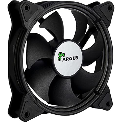 Inter-Tech Argus Valo 1201 RGB Case Fan 120 x 120 x 25 Black – BigaMart