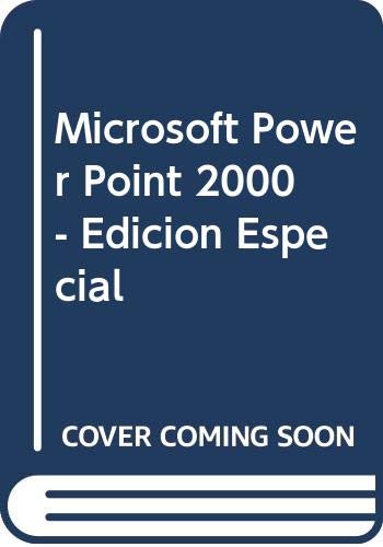 Microsoft Power Point 2000 - Edicion Especial : Amazon.in: Books