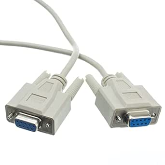 Amazon.com: Cable Central LLC Null Modem Cable, DB9 Female, UL Rated, 8 ...