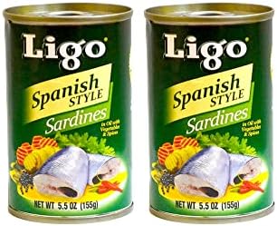 Amazon.com: Ligo Spanish Style Sardines, 5.5 oz (Pack of 2) : Grocery ...