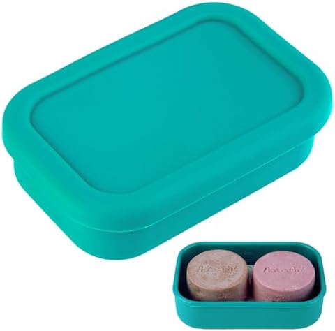 Amazon.com: Luxiny Shampoo Bar Holder Tins & Travel Soap Case, with ...