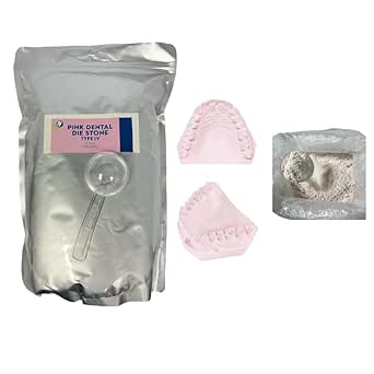 Amazon.com: 5 lb. - Dental Gypsum Die Stone – Pink Type IV – All ...