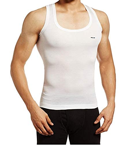 Buy Macho Vest White for Men (90) at Amazon.in
