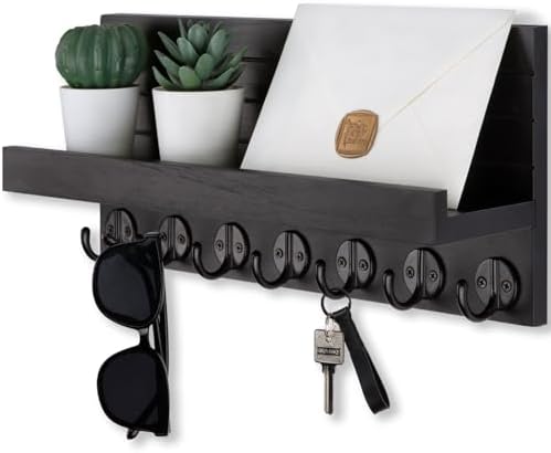 Amazon.com: RelaxScene Key Holder Wall Mount - Decorative Key Rack and ...