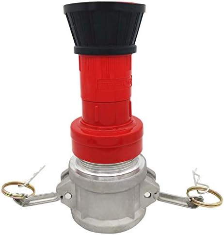 SpringSpray 2" NPSH Heavy-Duty Industrial Fire Hose Nozzle with 2 x ...