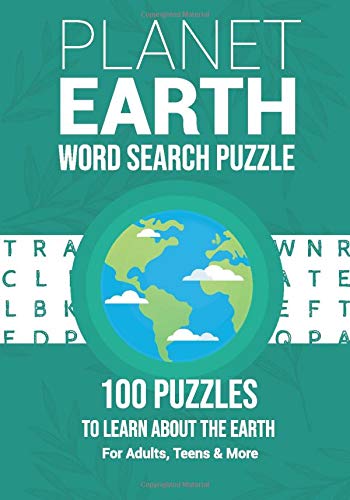 Planet Earth Word Search Puzzle Book: 100 Large Print Puzzles to learn ...