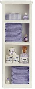 Amazon.com: Town Square Miniatures Dollhouse Narrow Shelf Unit Lilac ...