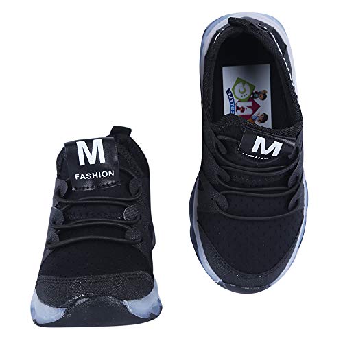 LNG Lifestyle Boys' Black Running Shoes - 3.5- 4 Years : Amazon.in ...