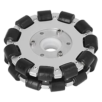 Amazon.com: Multi Directional Wheel, Double Omni Aluminum Wheel 127mm ...