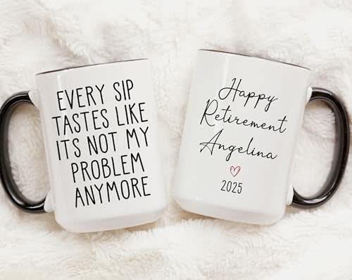 Amazon.com: It’s Not My Problem Anymore Personalized Happy Retirement ...