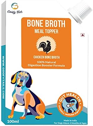 Goofy Tails Chicken Bone Broth for Dogs 100ml (100ml X 1Pack), Human ...