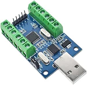 Amazon.com: STM32F103C8T6 USB Interface 10 Channel 12Bit AD Sampling Data Acquisition STM32 UART ...
