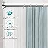 Amazon.com: Stainless Steel Spring Tension Curtain Rod 15.7" to 27.6 ...