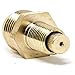 Amazon.com: Gas Orifice Jets Connector Brass Hose Fitting [109-14] For ...