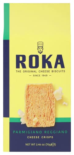 Amazon.com: ROKA Cheese Crisps - Parmigiano Reggiano Cheese - Pack of 8