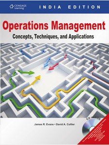 Buy Operations Management Concepts, Techniques and Applications with CD Book Online at Low ...