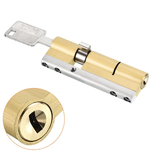 PATIKIL 32.5/62.5 (95mm Overall) European Double Lock Cylinder, Door ...