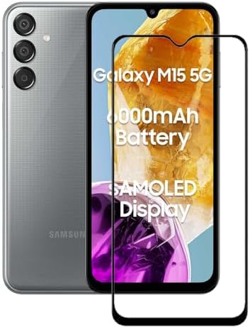 HYPER® Edge to Edge Tempered Glass for SAMSUNG galaxy M15 5G with Easy ...