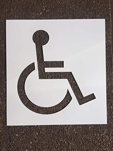 Disabled Stencil (400mm) : Amazon.co.uk: DIY & Tools