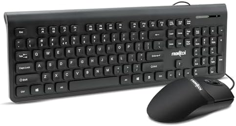 Amazon.in: Buy FRONTECH Wired Gaming Combo Keyboard and Optical Mouse ...