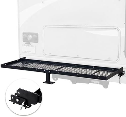 Amazon.com: Young Electric RV Storage Rack Bumper Mounted with Mounting ...