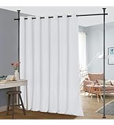 Amazon.com - Room Divider Curtain Rod - No Drilling Tension Rod Room ...