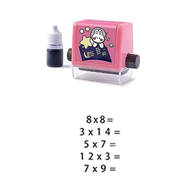 Alokik Smart Number Rolling Maths Stamps for Kids, Multiplication Maths ...