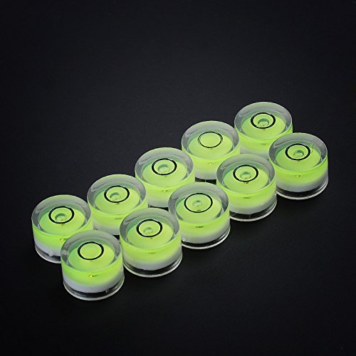 Snapklik.com : 10 Pack Bubble Spirit Level Degree Mark, 10x6mm Circular ...