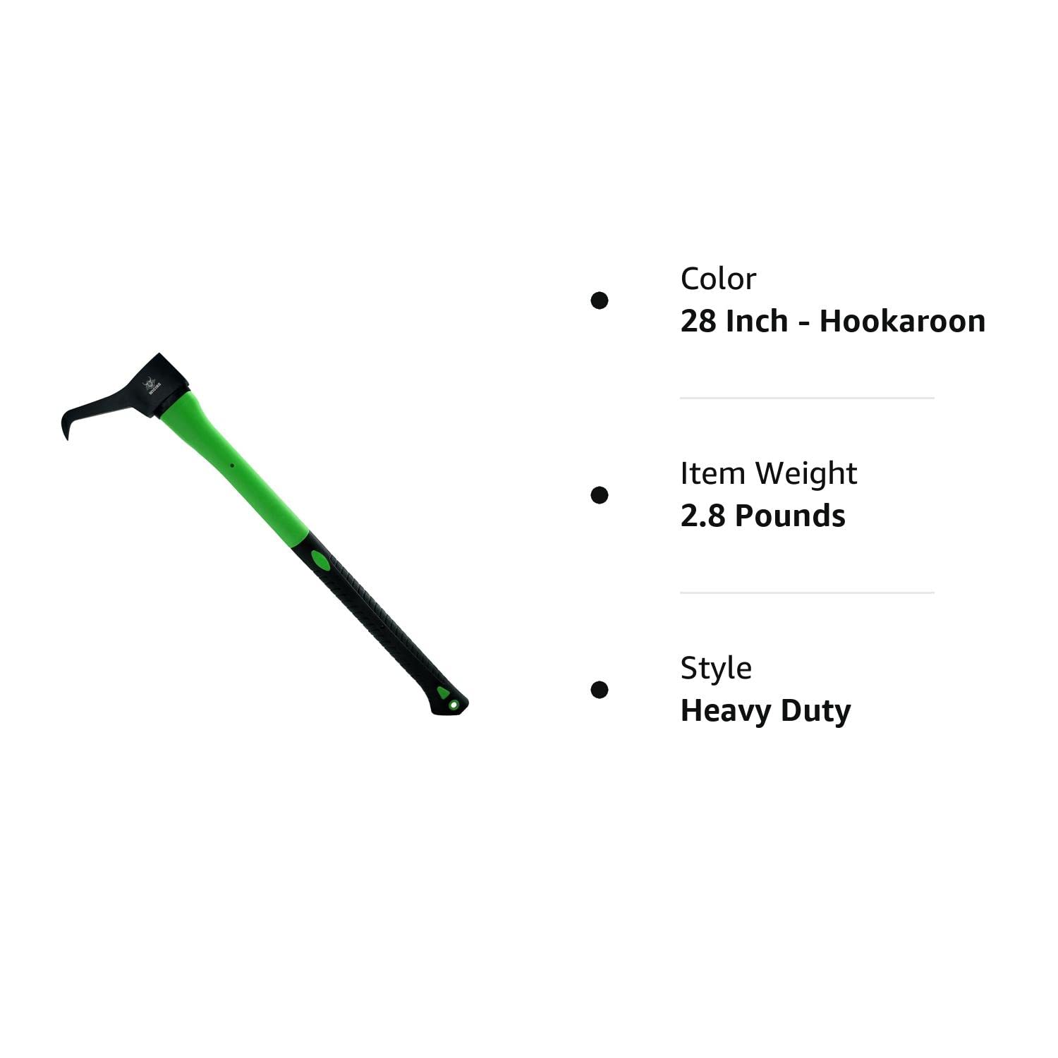 WICING Hookaroon 28 Inch, Pickaroon Forged Steel, with Anti-Slip ...