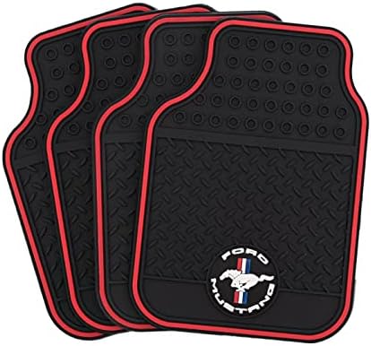 Amazon.com: Ford Mustang Mini Floor Car Mat Drink Coaster Set 4 Pack ...