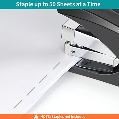 Snapklik.com : Stapler For Desk, 50 Sheets Effortless Stapler ...
