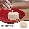 Amazon.com: ULTNICE Unfinished Round Wooden Block, 10pcs Blank Round ...