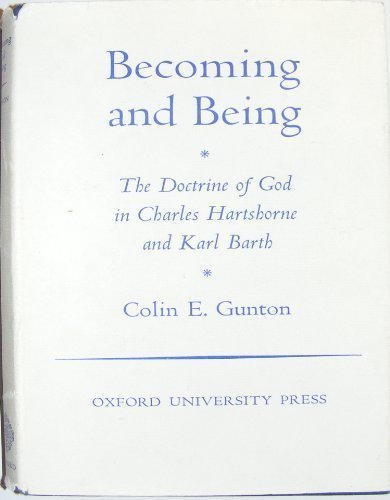 Amazon.com: Becoming and Being: The Doctrine of God in Charles ...