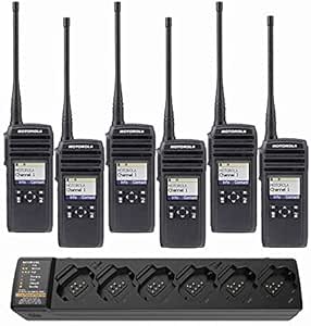 Amazon.com: Motorola Solutions 6 DTR600 Digital de 900 MHz. Radios ...