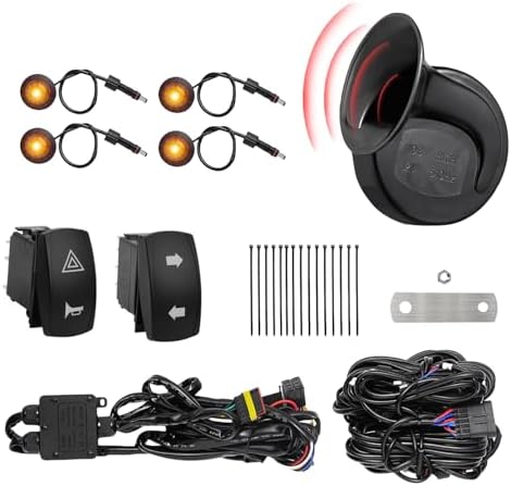 Amazon.com: UTV Turn Signal Kit with Horn, Pre-Wired, Plug & Play ATV ...