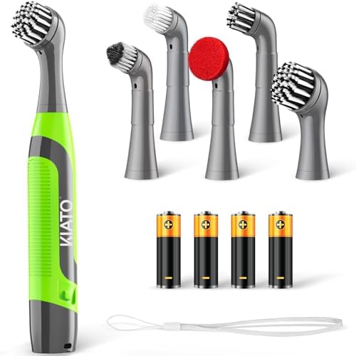 Amazon.com: kHelfer Electric Cleaning Brush with Battery Power, KH6A ...