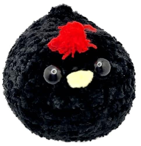 Amazon.com: Adorable handmade crochet mini chicken plush stuffed animal ...