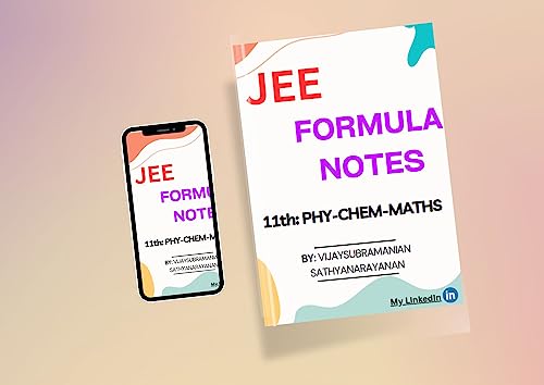 JEE Formula Notes-11th(PCM) eBook : SATHYANARAYANAN, VIJAYSUBRAMANIAN ...