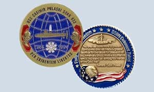 Amazon.com: USS Casimir Pulaski Ssbn 633 Submarine Challenge Coin ...