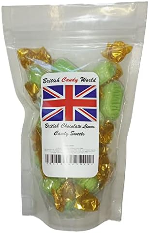 Amazon.com : British Candy World chocolate lime flavored boiled sweets ...