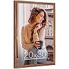 Amazon.com - 20x30 Solid Wood Frame, Rustic Brown Wood 30x20in Picture ...